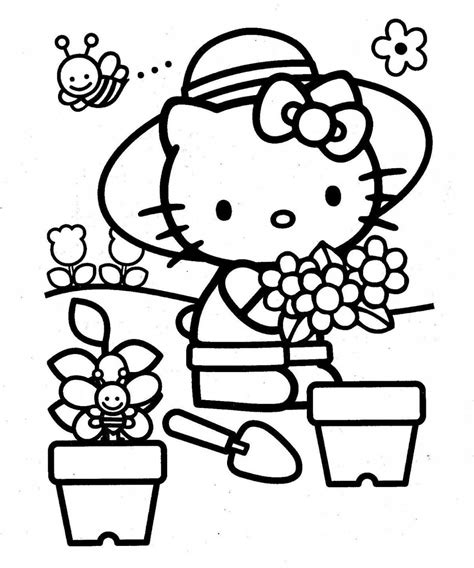 Раскраски Hello kitty для девочек (38 шт.) - скачать или распечатать ...