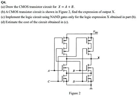 Q4 A Draw The Cmos Transistor Circuit For Xab B A Cmos