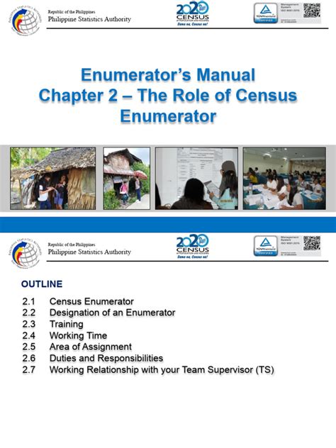 2 The Role Of Census Enumerator En 2020 Pdf Census Statistics