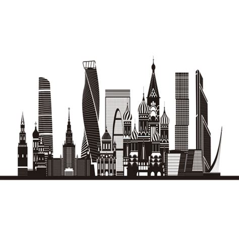 Силуэты москвы - 84 фото