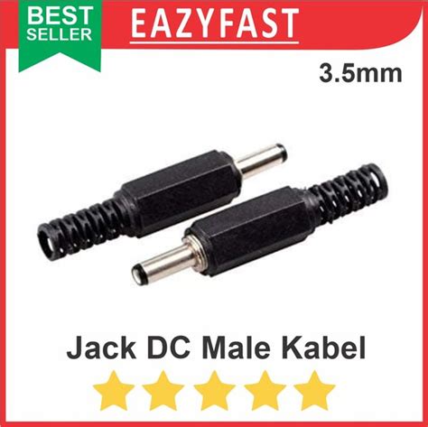Jual Soket Jack DC Kecil Mm X Mm Male Jantan DIP Kabel Power Plug In Di Lapak Eazyfast