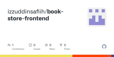 Github Izzuddinsafiih Book Store Frontend