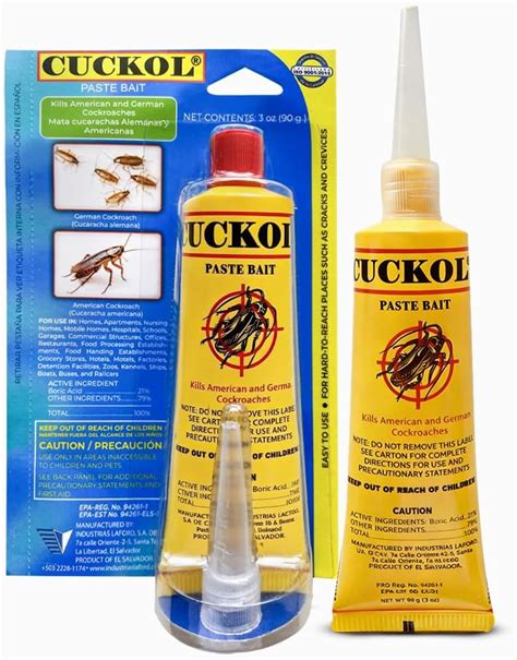 Cockroach Paste Bait 3 Oz Roach Killer Paste For Indoor