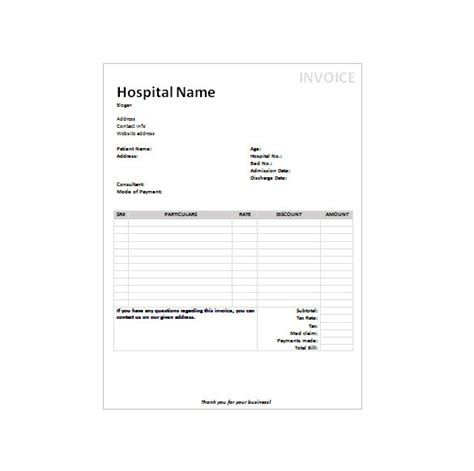 Massage Receipt Template Williamson