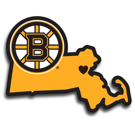Boston Bruins Home State Decal Dragon Sports