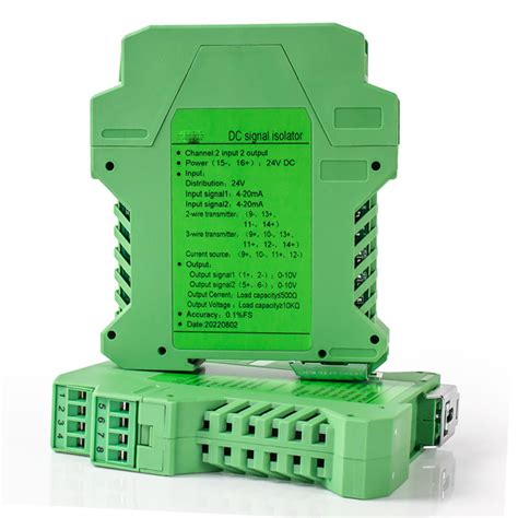 dc signal isolation voltage to current signal conditioner transducer