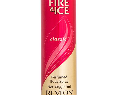 Revlon Fire And Ice Classic Perfumed Body Spray 60g Au