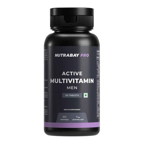 Nutrabay Pro Active Multivitamin For Men 30 Tabs Nutrabay™