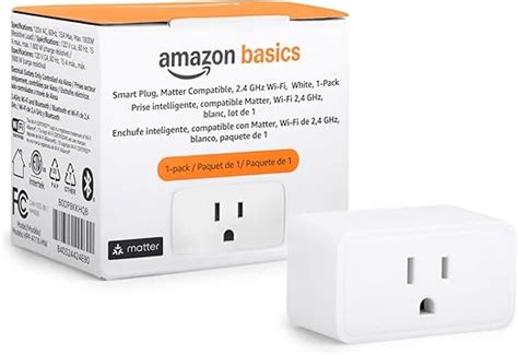 Amazon Basics Smart Plug Matter Compatible Compatible With Amazon