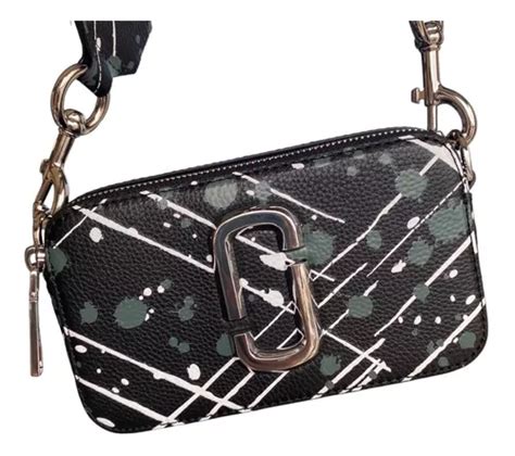 Bolsa De Lujo Snapshot Crossbody Marc Jacobs Original White Cuotas