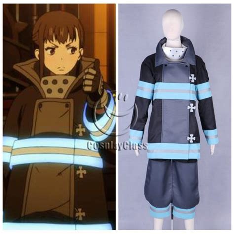 Fire Force Maki Oze Uniform Cosplay Costume Cosplayclass