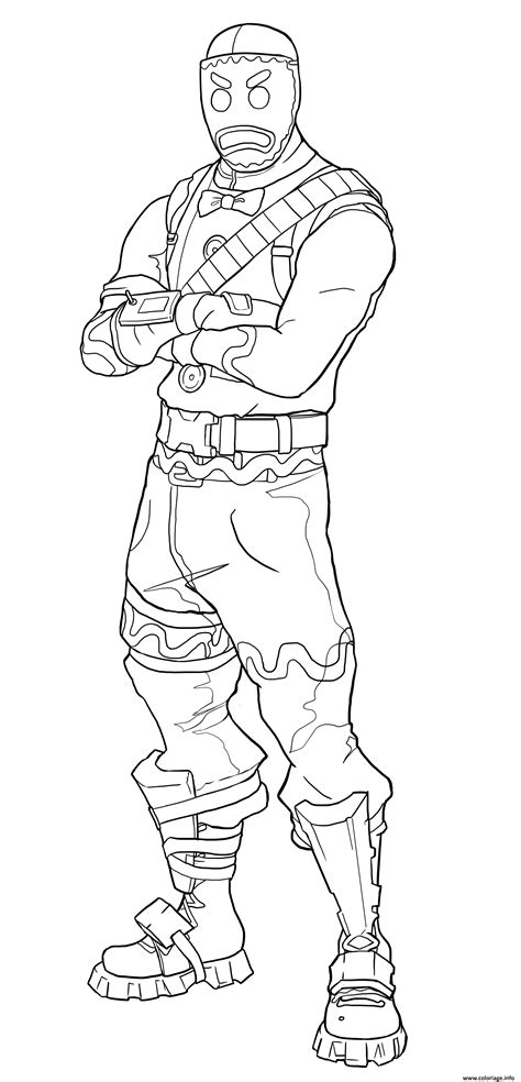 Coloriage Fortnite Bunny Brawler Skin
