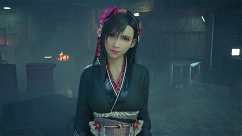 Ff7：重制版和服蒂法设定图公布：短裙黑丝绝对领域安卓精灵网