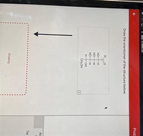 Solved к Т app edu co Draw the enantiomer of the Chegg