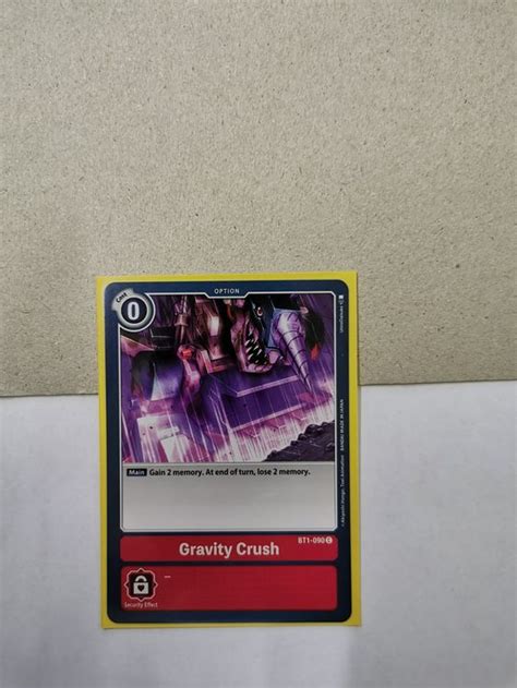 Digimon Gravity Crush Bt C Kaufen Auf Ricardo