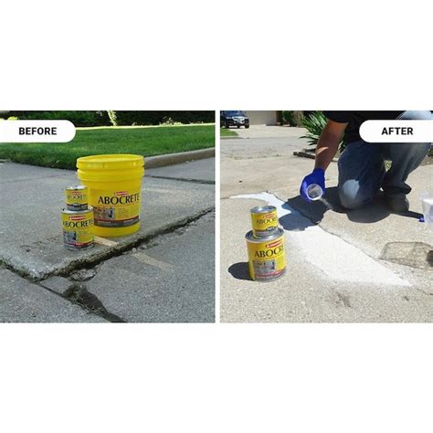 Abatron Light Gray Large Kit With Sand Self Leveling Epoxy Concrete Patching Resurfacing