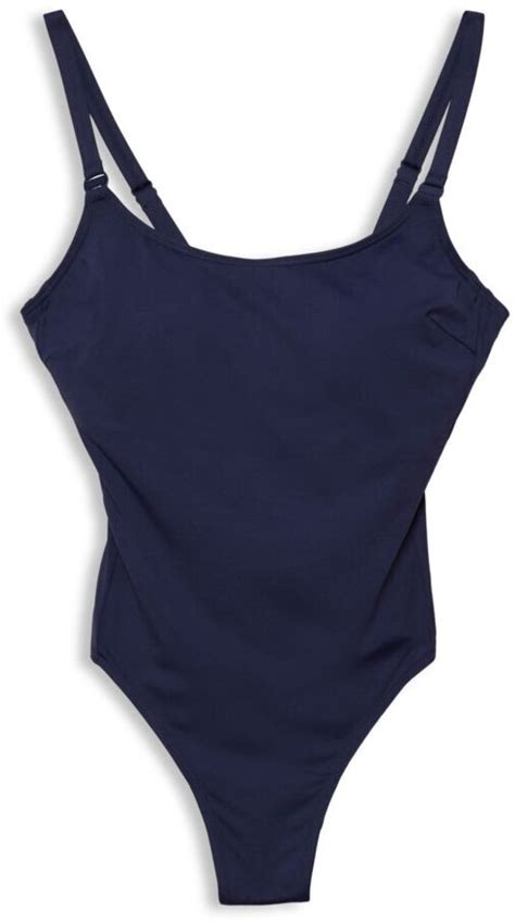 Esprit Recycelt Unwattierter Badeanzug Mit Bügeln 992ef1a305 Navy Ab