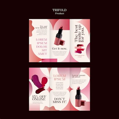 Free Psd Make Up Product Template Design