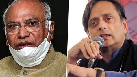Who Will Be New Cong Chief Tharoor Vs Kharge Face Off Of Many Firsts