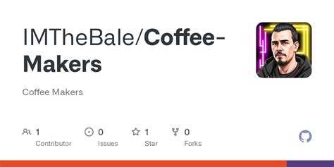 GitHub IMTheBale Coffee Makers Coffee Makers