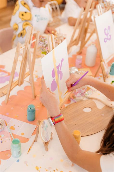 Paint Birthday Party Ideas Photo 9 Of 28 Catch My Party