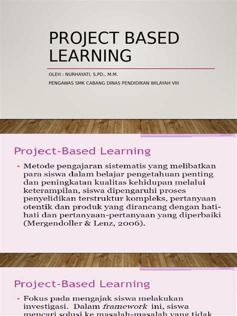 project based learning pdf