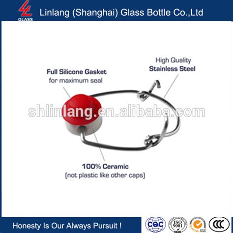 China Wholesale Estilo Swing Top Easy Cap Clear Glass Beer Bottles