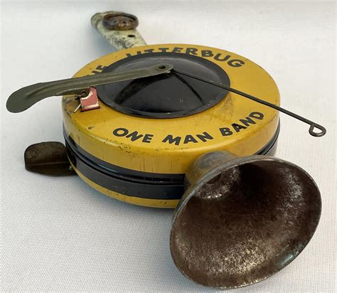 Lot Vintage 1938 Metal The Jitterbug One Man Band Northwestern
