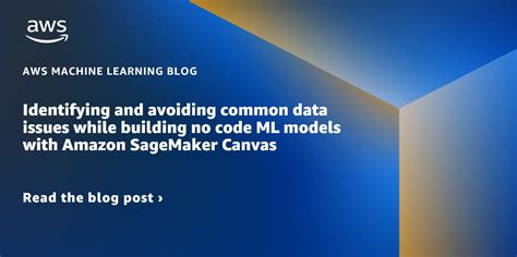 Identifying And Avoiding Common Data Issues While Building No Code Ml