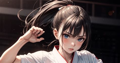 美少女 空手少女 運動少女は最高のイラスト Pixiv