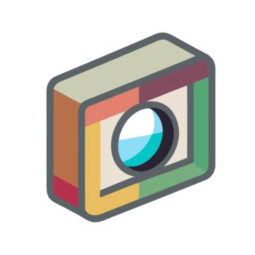 Colorful Camera Icon Icon Vector A Simplistic Colorful Icon Of Valve