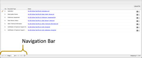 Documents Page Navigation And Layout