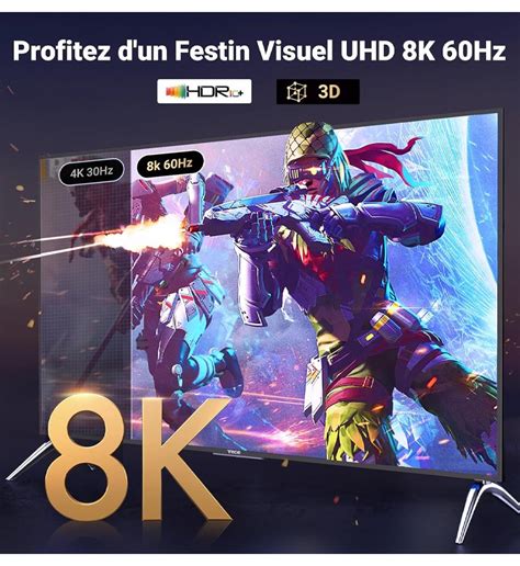 Cable Display Port Vers Hdmi 8k 60hz 4k 240hz 200cm Ugreen