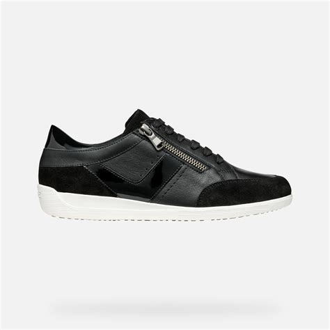 Geox® Myria Womens Black Low Top Sneakers Geox®