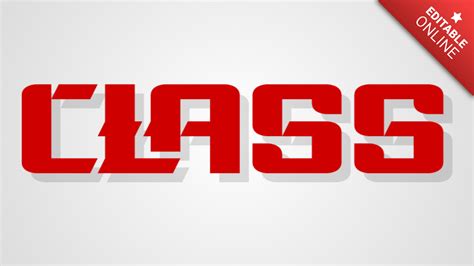 Class Text Effect Generator Textstudio Class Text Effect Generator Textstudio
