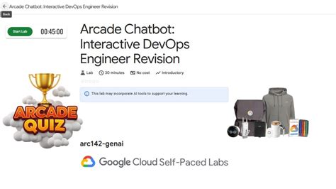 Arcade Chatbot Interactive Devops Engineer Revision Arc142 Genai