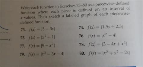solved write each function in exercises 73 80 as a