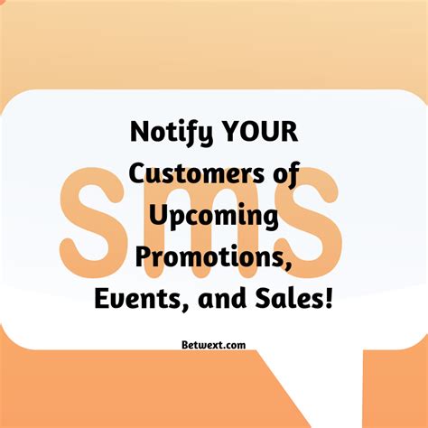 5 Notify Your Customers Of Upcoming Promotions Events And Sales