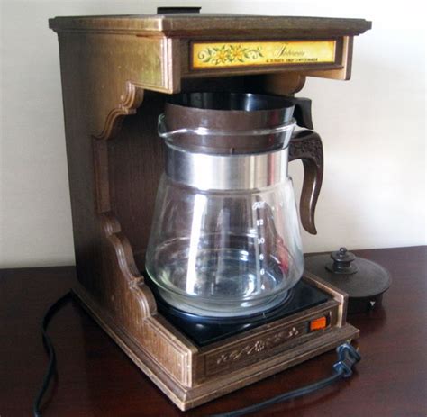 Farberware Coffee Maker Wood Grain Automatic Drip Coffeemaker Etsy Farberware Coffee Maker