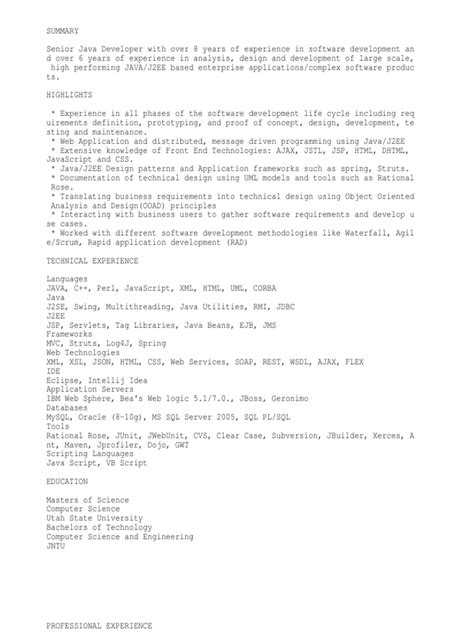 software engineer java developer pdf java platform enterprise
