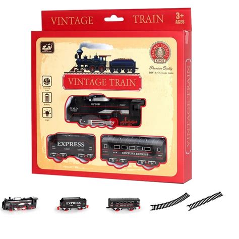 Gqtwoy Assembling Electrokinetic Train Track Lights Dinosaur Theme Toy Interactive Train Set