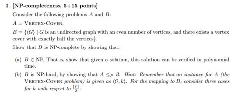 Solved Consider The Following Problems A And B A