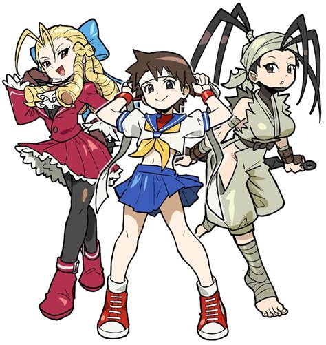 Kasugano Sakura Ibuki And Kanzuki Karin Street Fighter And 3 More