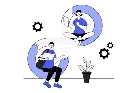15021 Proceso Devops Illustrations Free In Svg Png  Iconscout