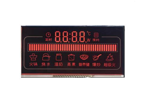 7 segment va lcd display module customized size lcd screen negative lcd