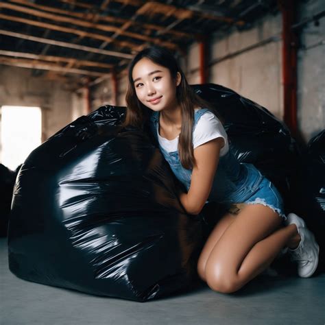 Cute Girl Hugging Her Garbage Bag 12 By Gtbag On Deviantart