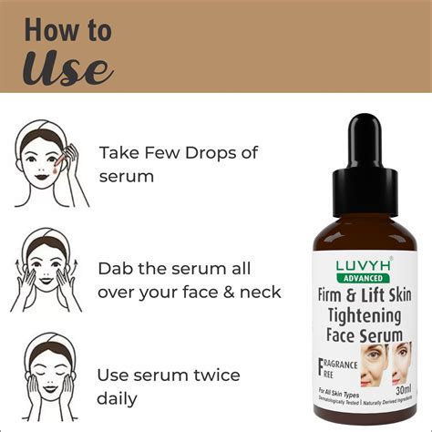 Best Tightening Face Serum Luvyh Firm And Lift Skin Serum