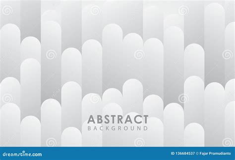 White Light Abstract Geometric Background Vector Stock Vector
