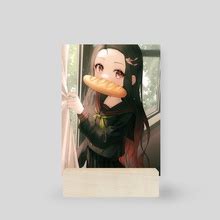 Kamado Nezuko Kimetsu No Yaiba An Art Print By Anh Em INPRNT