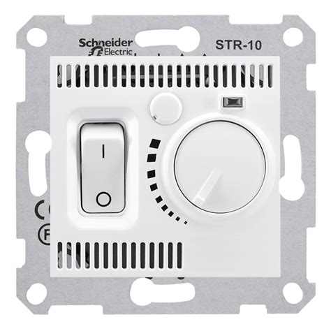 Терморегулятор для теплого пола с внешним датчиком Schneider Electric ...